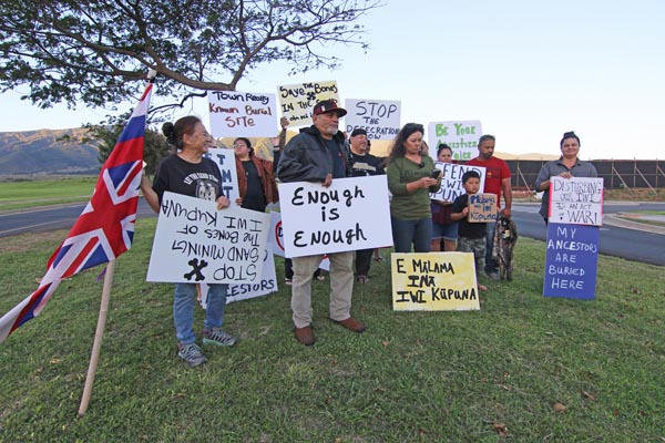 Hui asks developers to stop digging for burials | News, Sports, Jobs ...